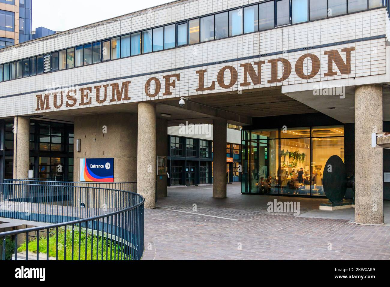 The Museum of London, London Wall, London, UK. The museum closes on 4 ...