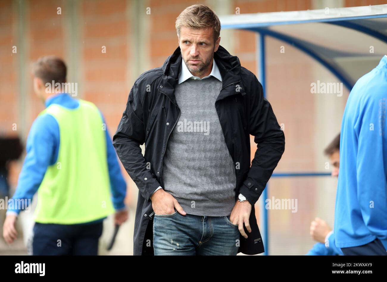 02.10.2016., Zagreb, Croatia - Ex player of Liverpool Igor BIscan is ...