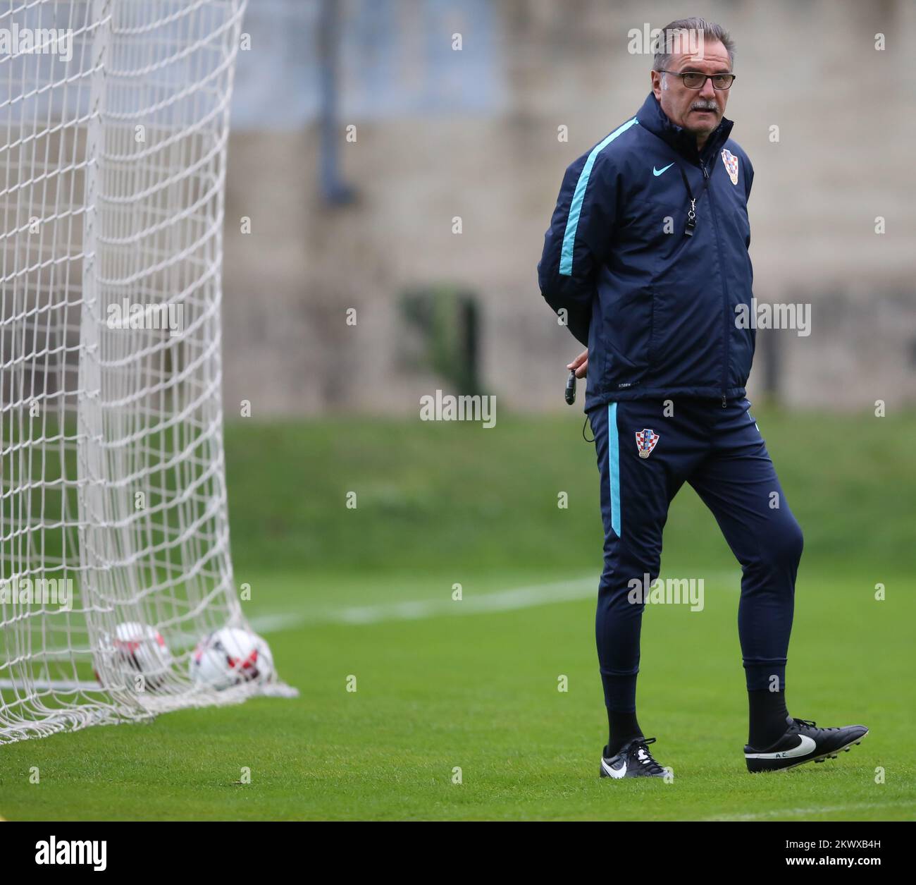 04.10.2016., Croatia, Zagreb - Training of the Croatian football team ...