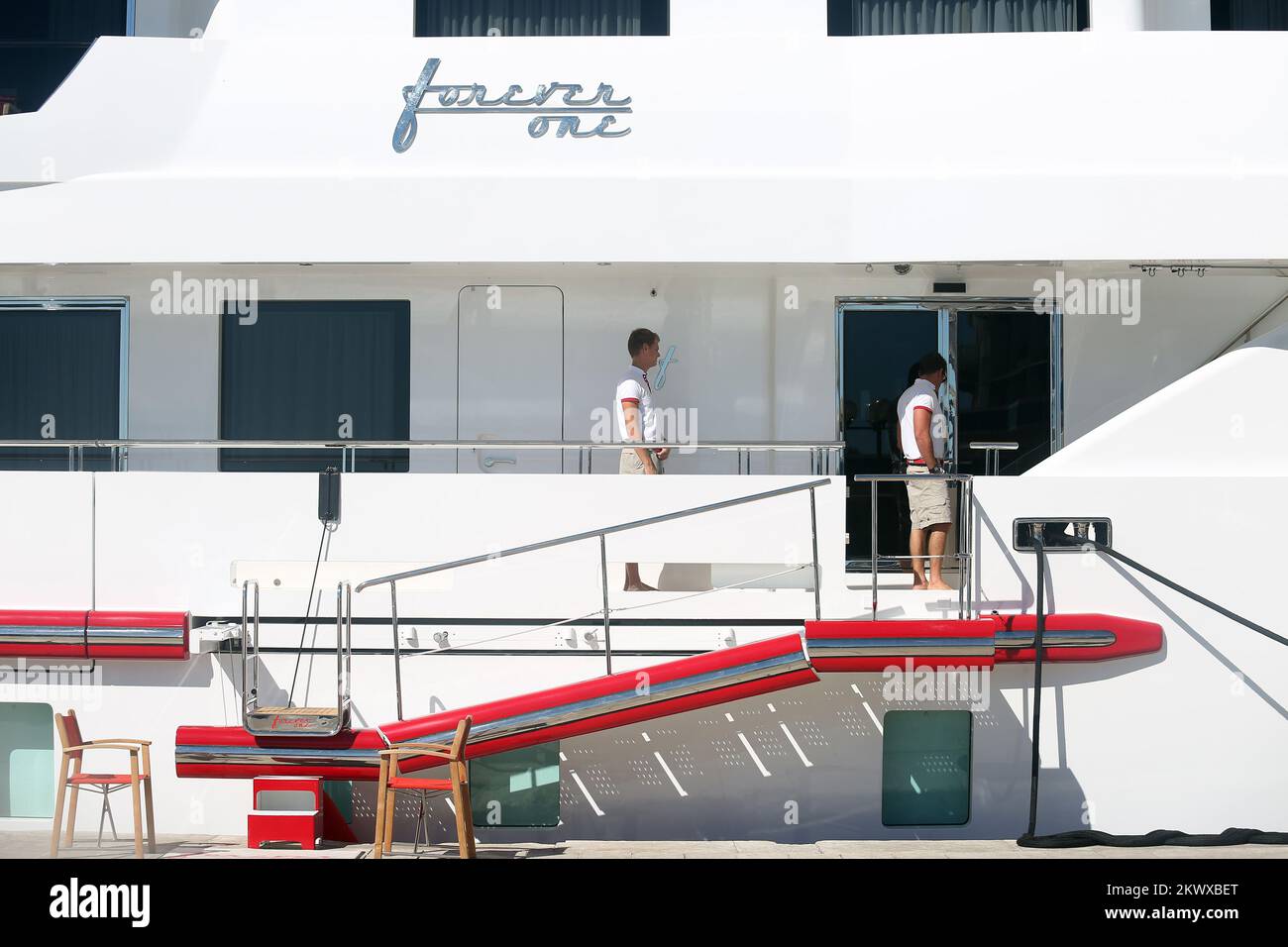 04 10 2016 Sibenik Croatia The Yacht Forever One Is Owned By Bruce 04-10-2016-sibenik-croatia-the-yacht-forever-one-is-owned-by-bruce