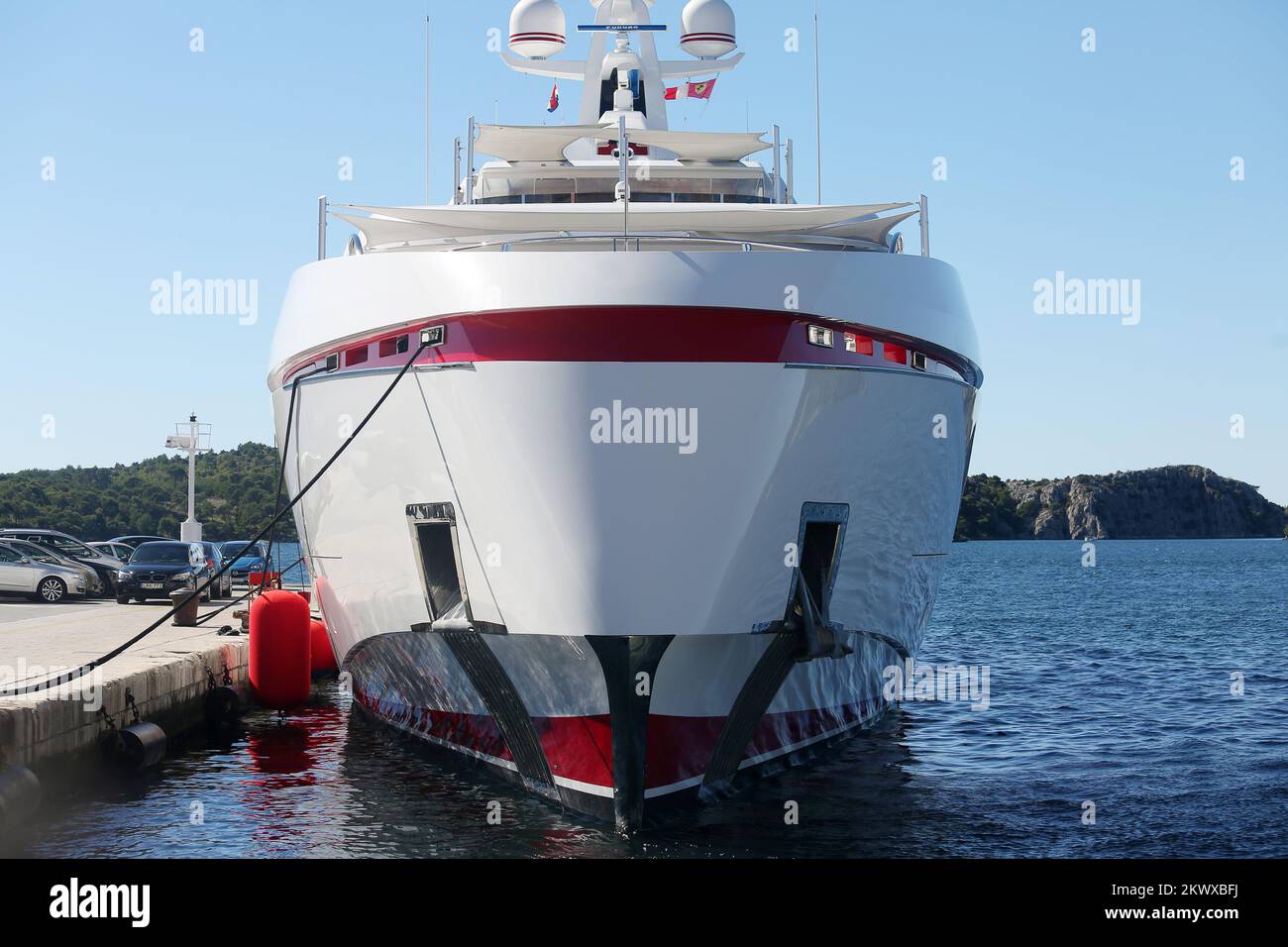 04 10 2016 Sibenik Croatia The Yacht Forever One Is Owned By Bruce 04-10-2016-sibenik-croatia-the-yacht-forever-one-is-owned-by-bruce
