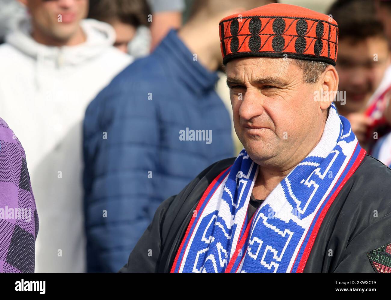 Photographing HNK Hajduk players Fran Tudor and Zvonimir Kozulj with ...