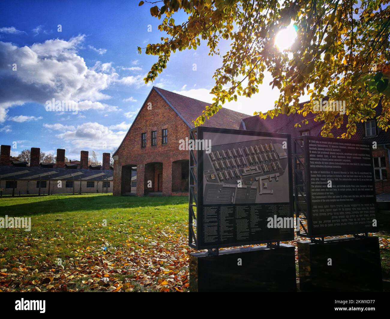 Auschwitz concentration camp, a network of German Nazi concentration ...