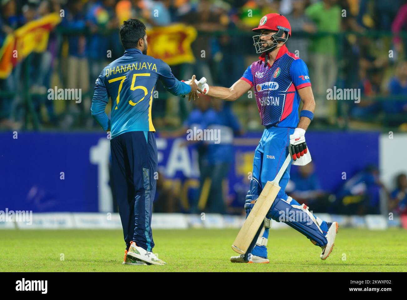 Kandy, Sri Lanka. 30th November 2022. Sri Lanka's Dhananjaya de Silva ...