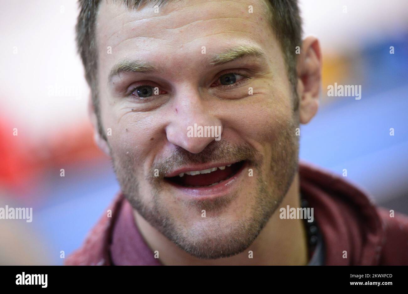 03.11.2016. , Croatia, Zagreb - UFC fighter Stipe Miocic in the martial ...