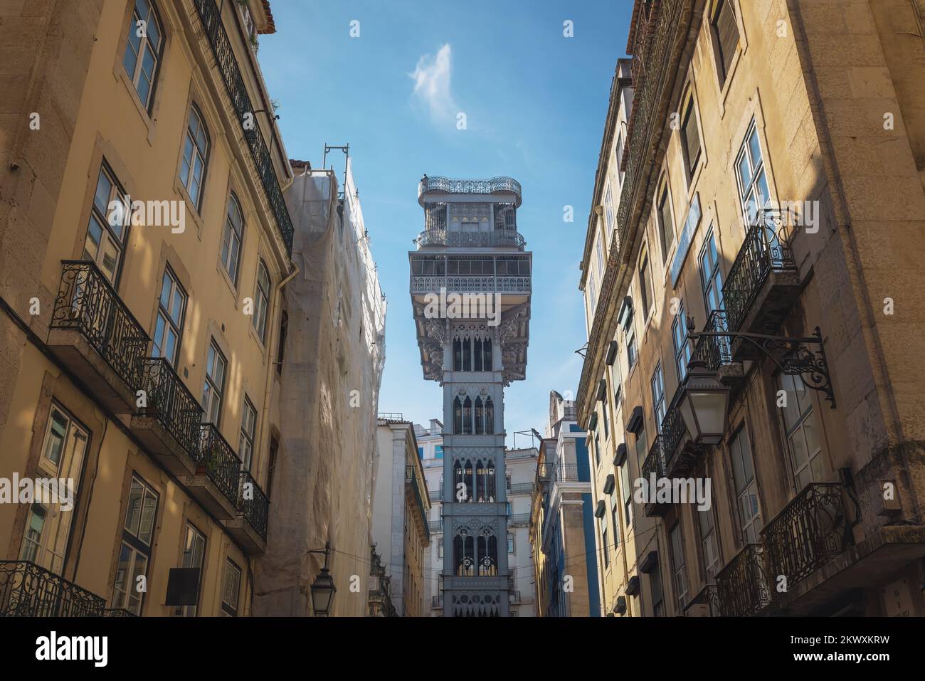 Santa Justa Lift - Lisbon, Portugal Stock Photo - Alamy