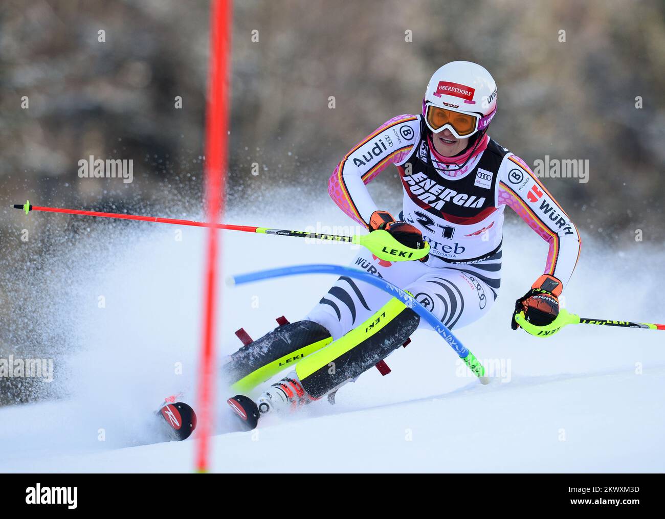 03.01.2017., Croatia, Sljeme, Zagreb - The first run of the female ...
