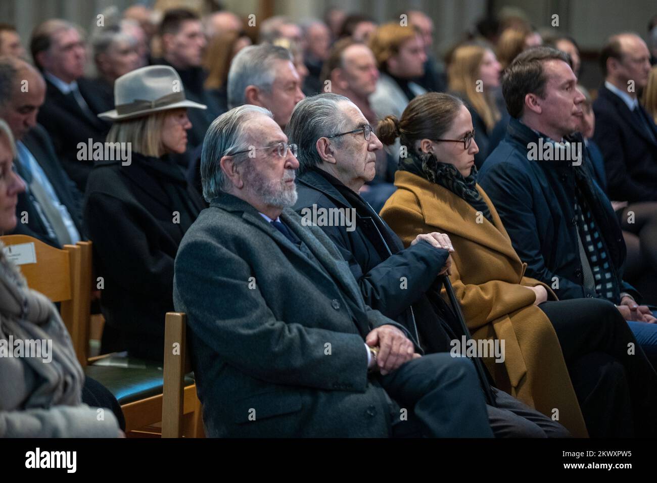 Open Vld's Herman De Croo, Willy Claes, State Secretary Nicole de Moor ...
