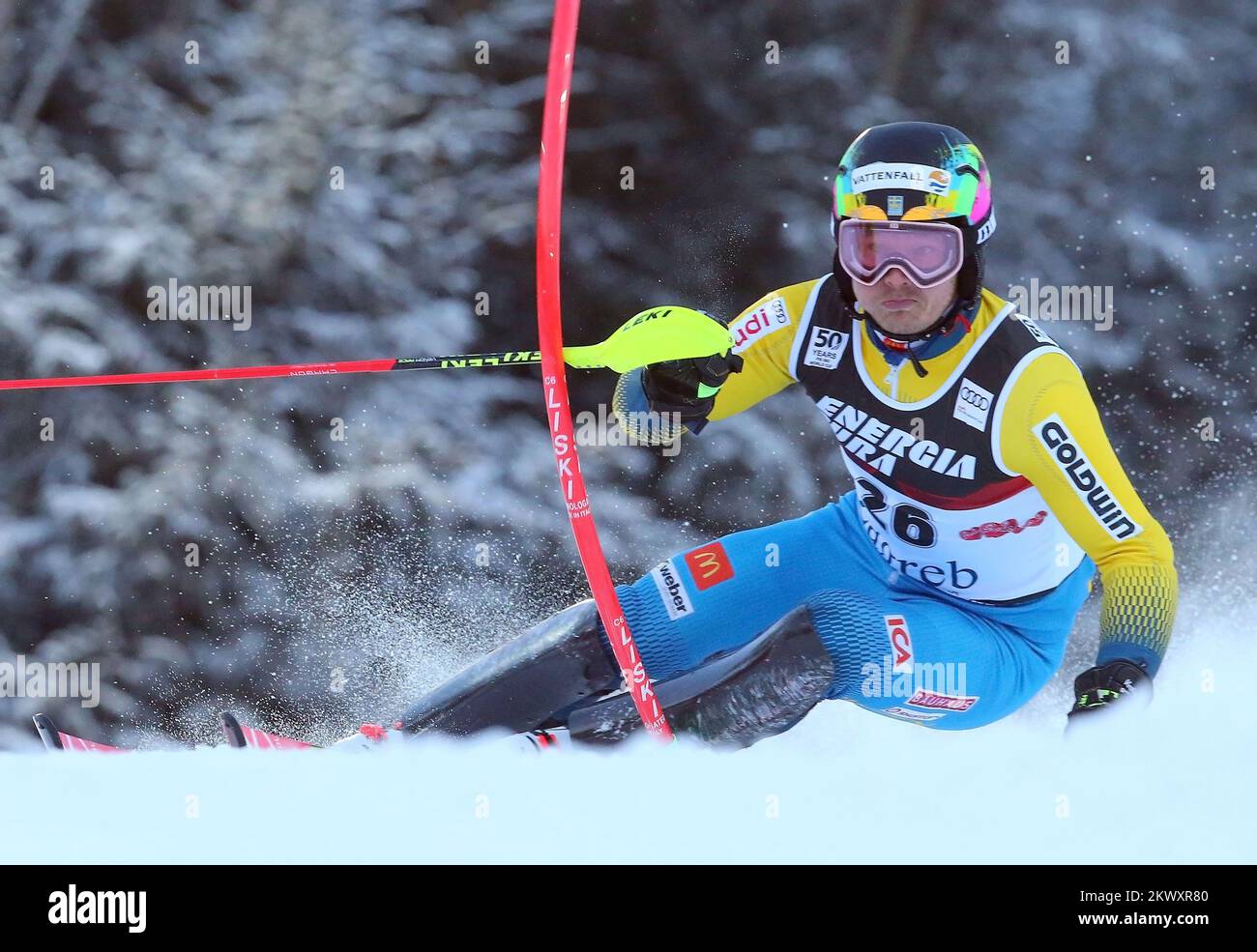 05.01.2017., Croatia, Zagreb - Men's slalom race of Audi FIS Ski World ...