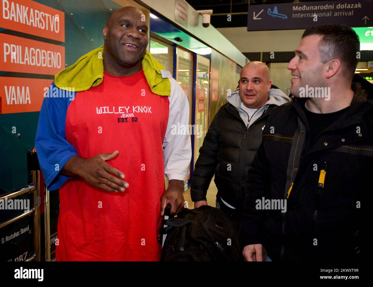 17.01.2017., Croatia, Zagreb - Legendary fighter Robert Malcolm Sapp Jr ...