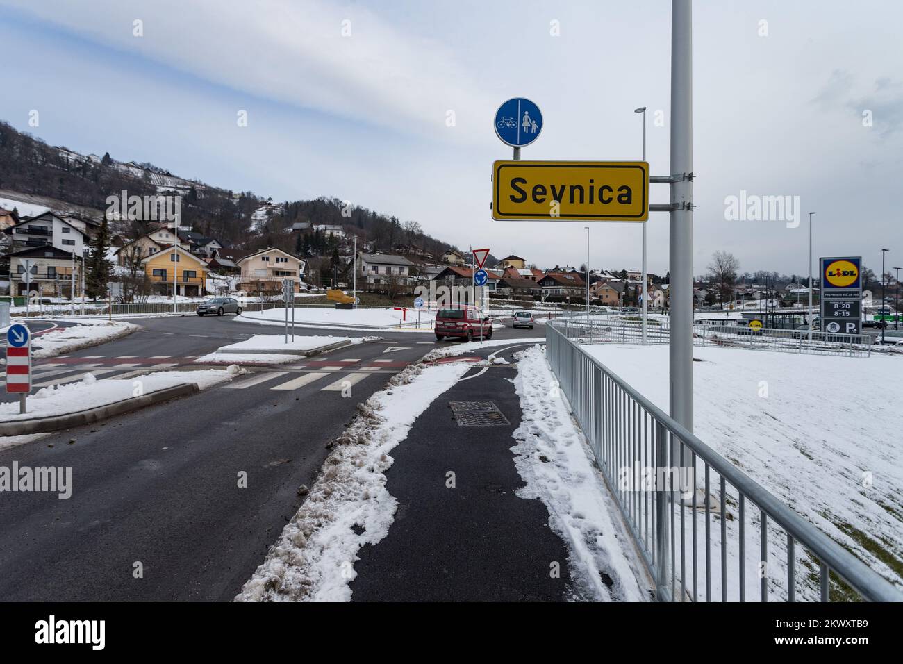 17.01.2017., Sevnica, Slovenia - The town Sevnica in Slovenia is the birth place Melania Trump ...