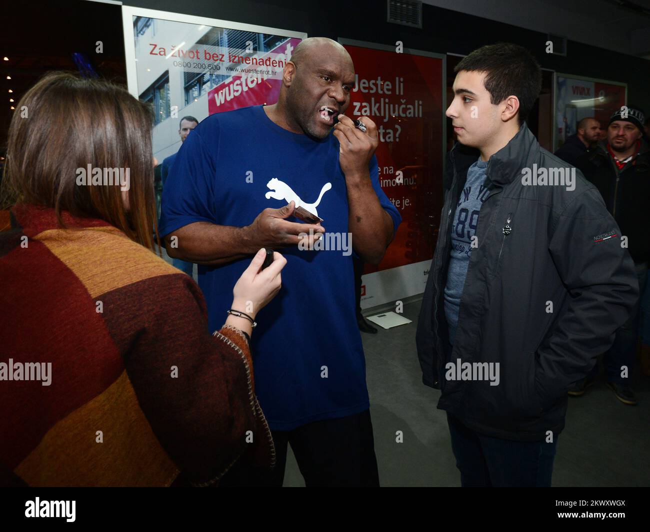 21.01.2017., Kutija sibica, Zagreb, Croatia - Robert Malcolm "Bob" Sapp ...