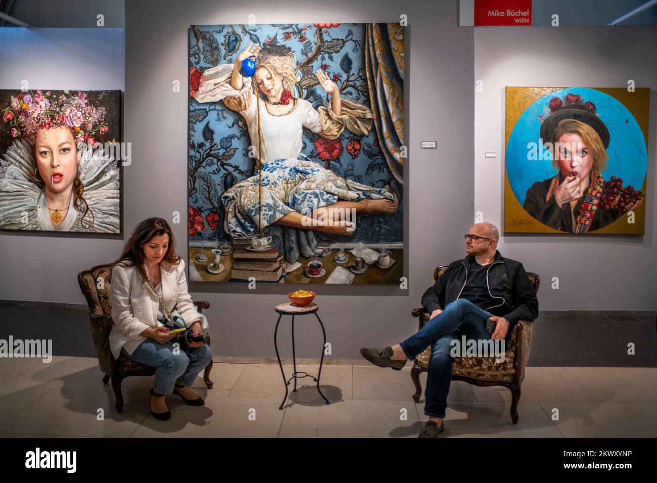 Contemporary Art Austria in the Museum Quartier Vienna, Austria. Art ...