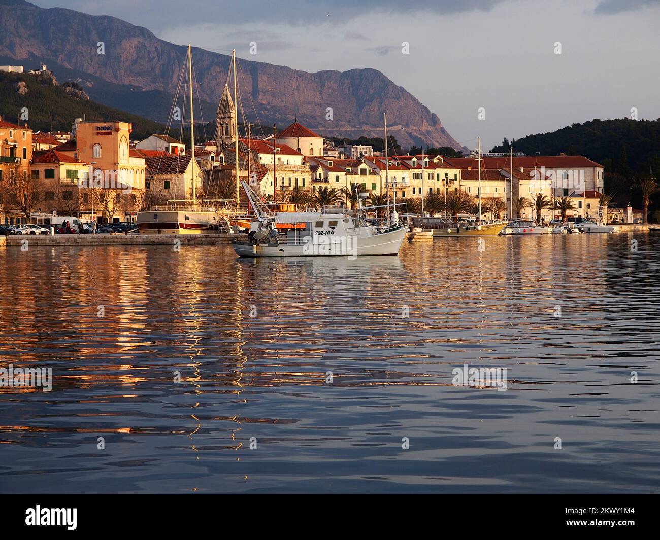 13.02.2017., Makarska, Croatia - Sunny and pleasantly warm weather is ...