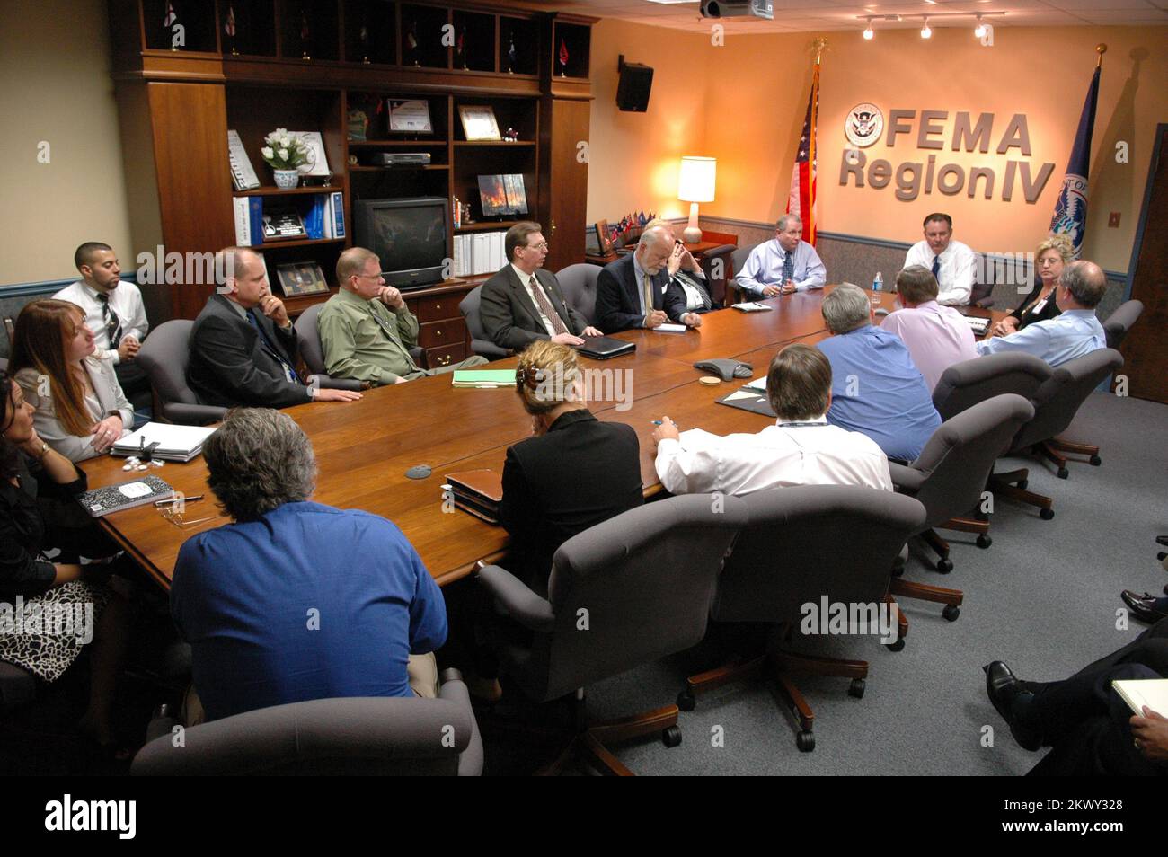 Atlanta, GA, June 6, 2007 FEMA Administrator David Paulison meets with ...