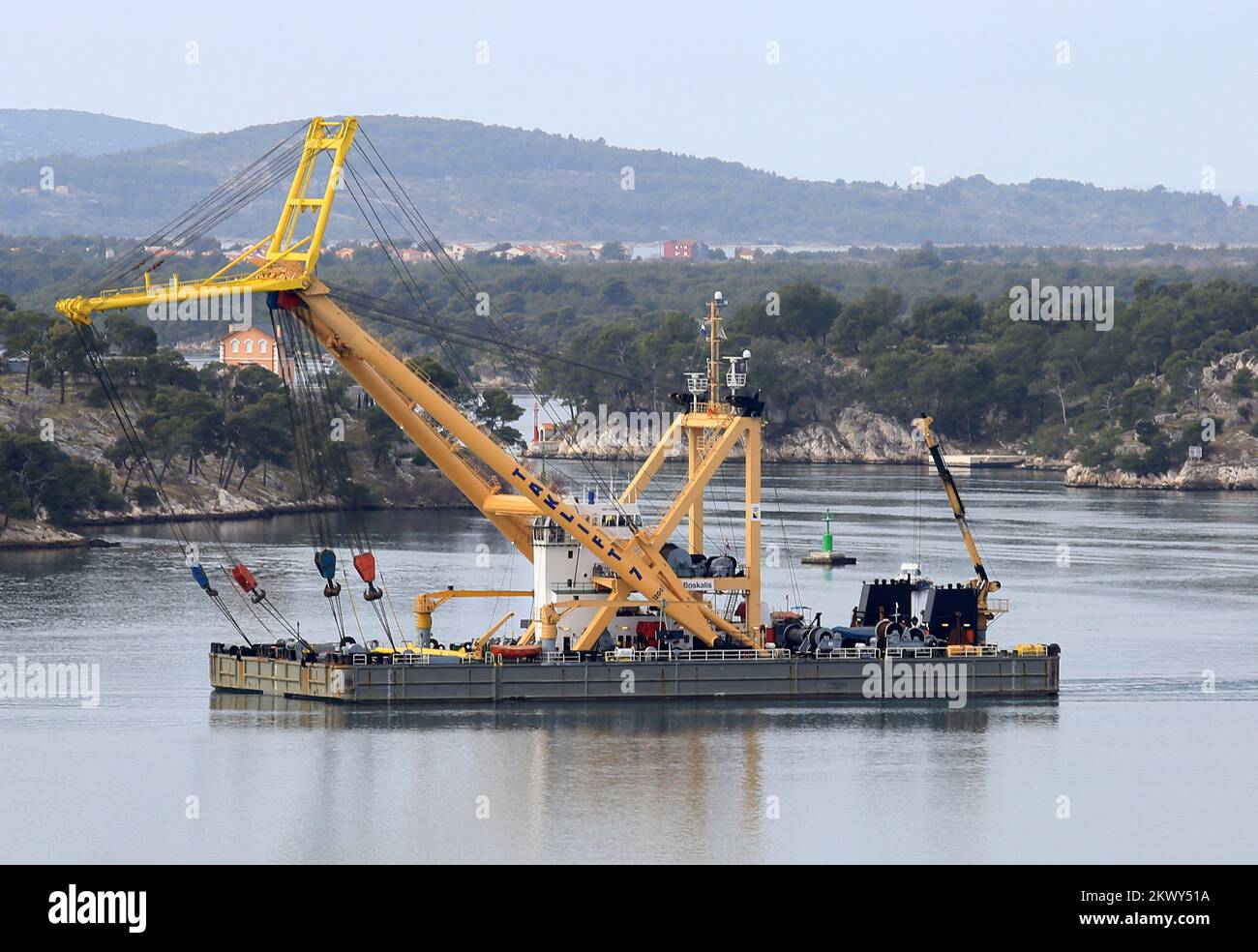25.02.2017., Croatia, Sibenik - In the Sibenik port sailed the Dutch ...