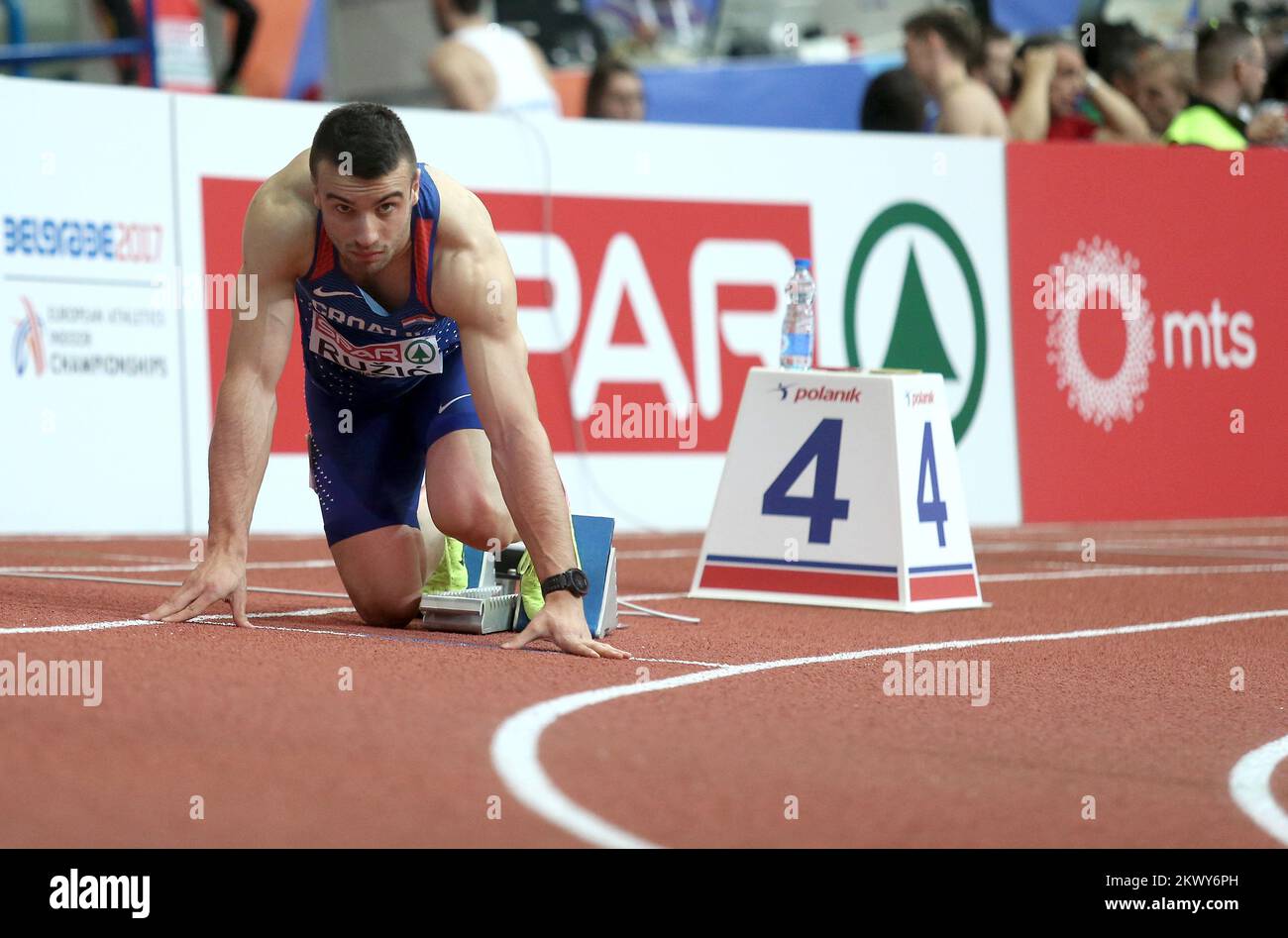 Belgrade 2017 kombank arena mateo ruzic qualification hi-res stock ...
