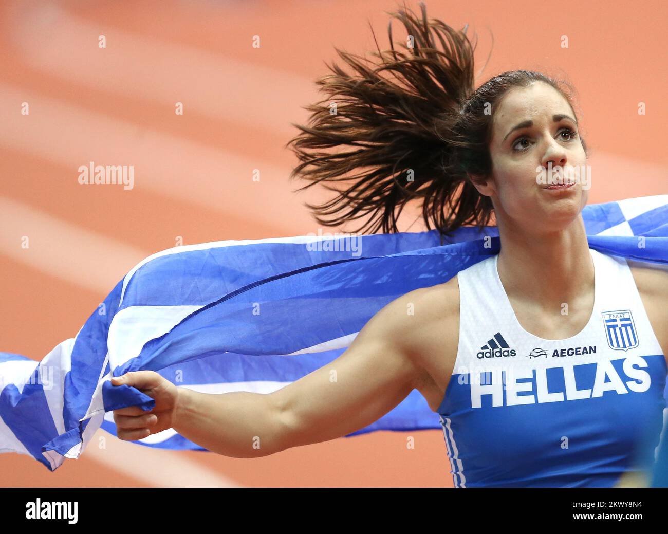 Winner of the womens pole vault hi-res stock photography and images - Alamy