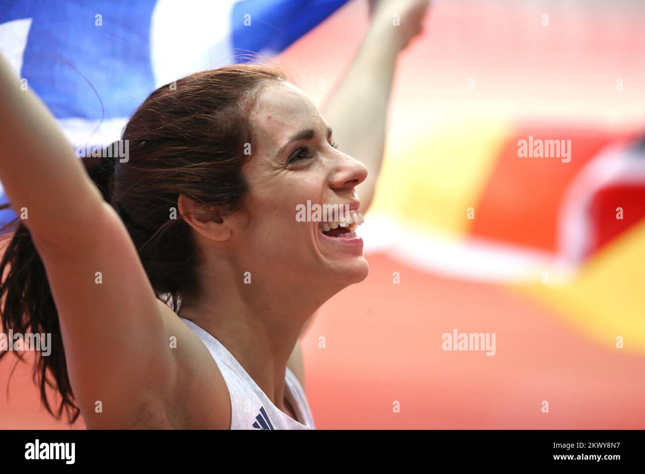 Winner of the womens pole vault hi-res stock photography and images - Alamy