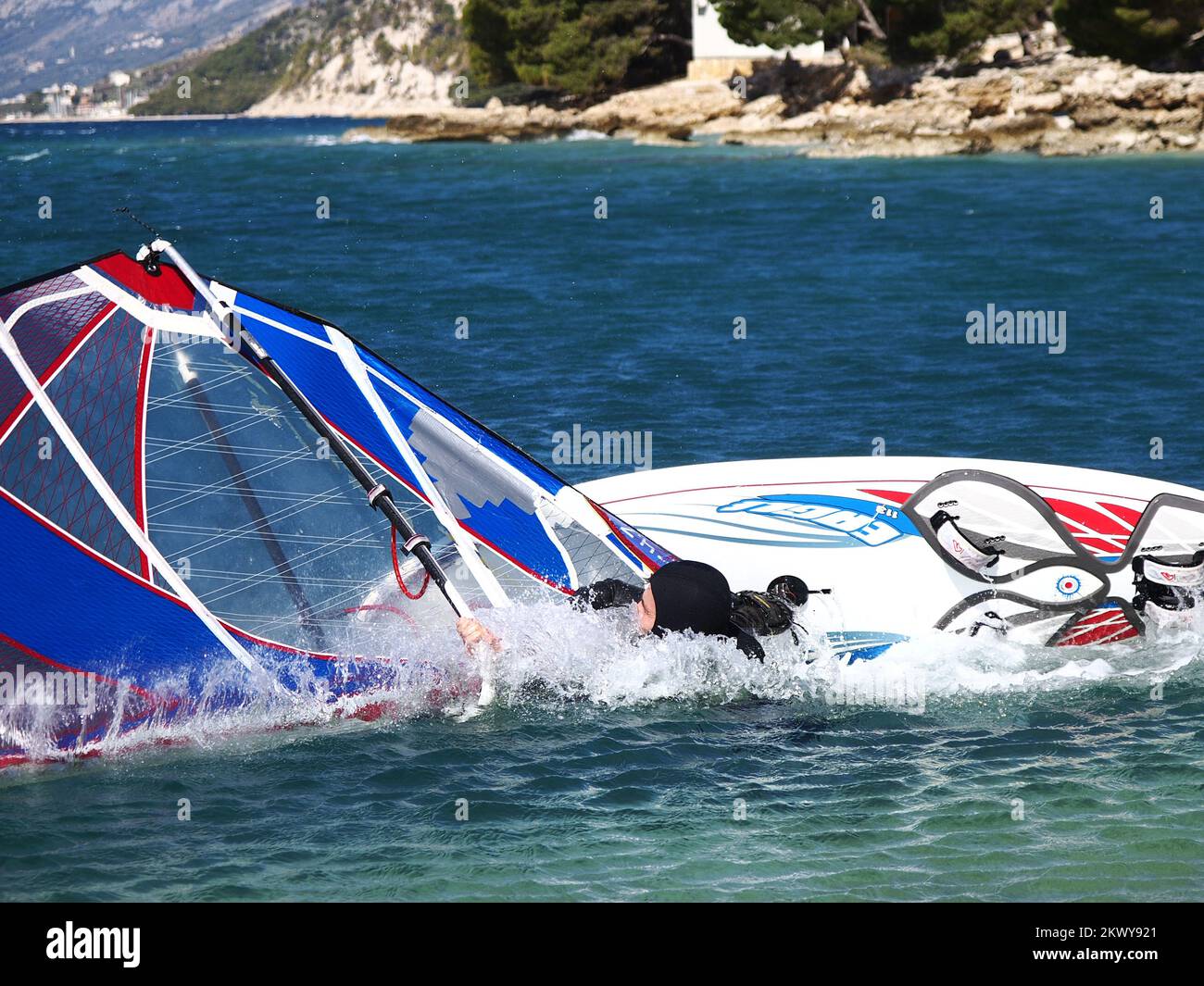 04.03.2017., Makarska, Croatia - Very south surfers is a unique ...