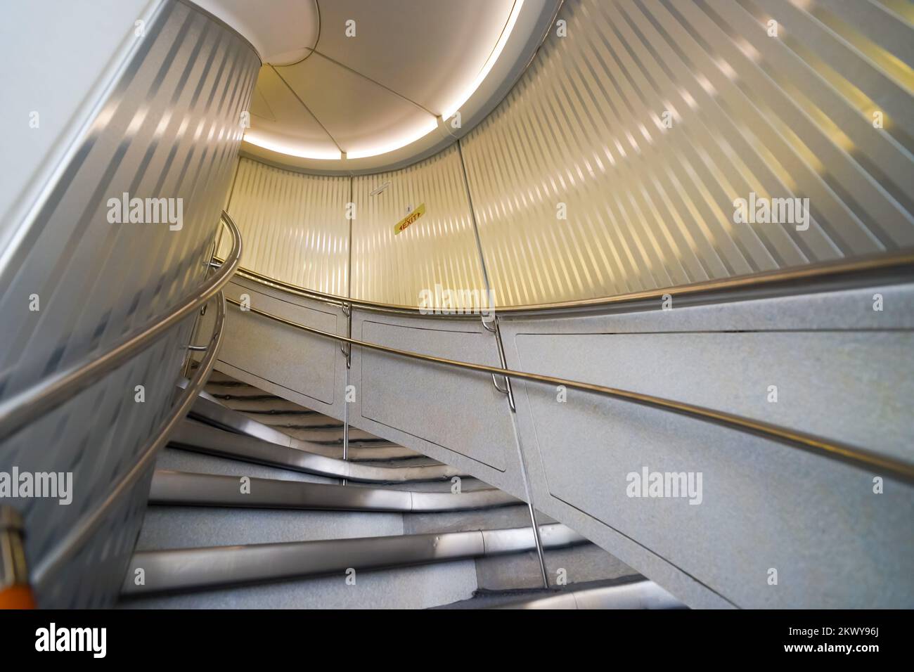 Airbus a380 interior stairs hi-res stock photography and images - Alamy