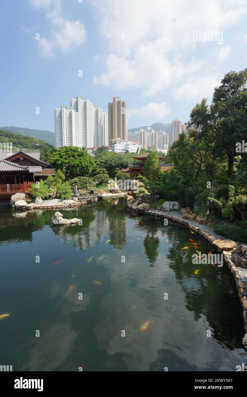 Public Nan Lian Garden with Chi Lin Nunnery, Diamond Hills, Hong Kong ...