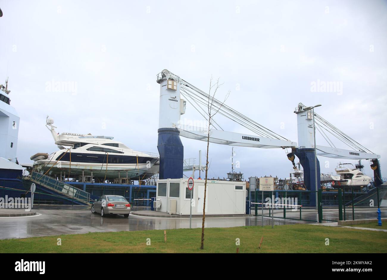 07.03.2017., Croatia, Sibenik - In the Sibenik port, Dutch cargo ship ...