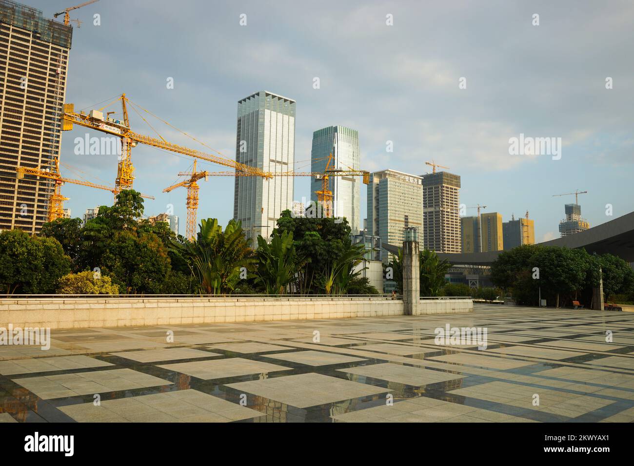 SHENZHEN - OCT 20: ShenZhen downtown on October 20, 2014 in Shenzhen ...