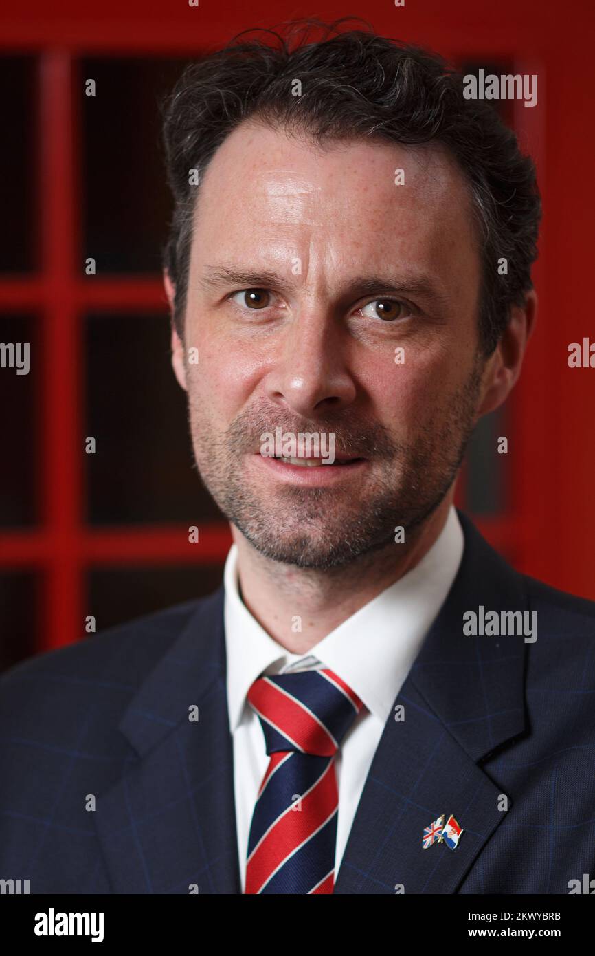 07.03.2017., Croatia, Zagreb - Andrew Stuart Dalgleish, Ambassador of ...