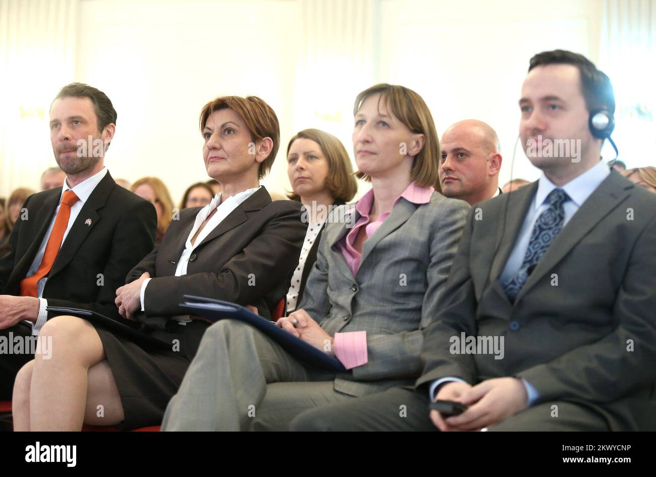 10.03.2017., Croatia, Zagreb -The Journalists' Club held a lecture on ...