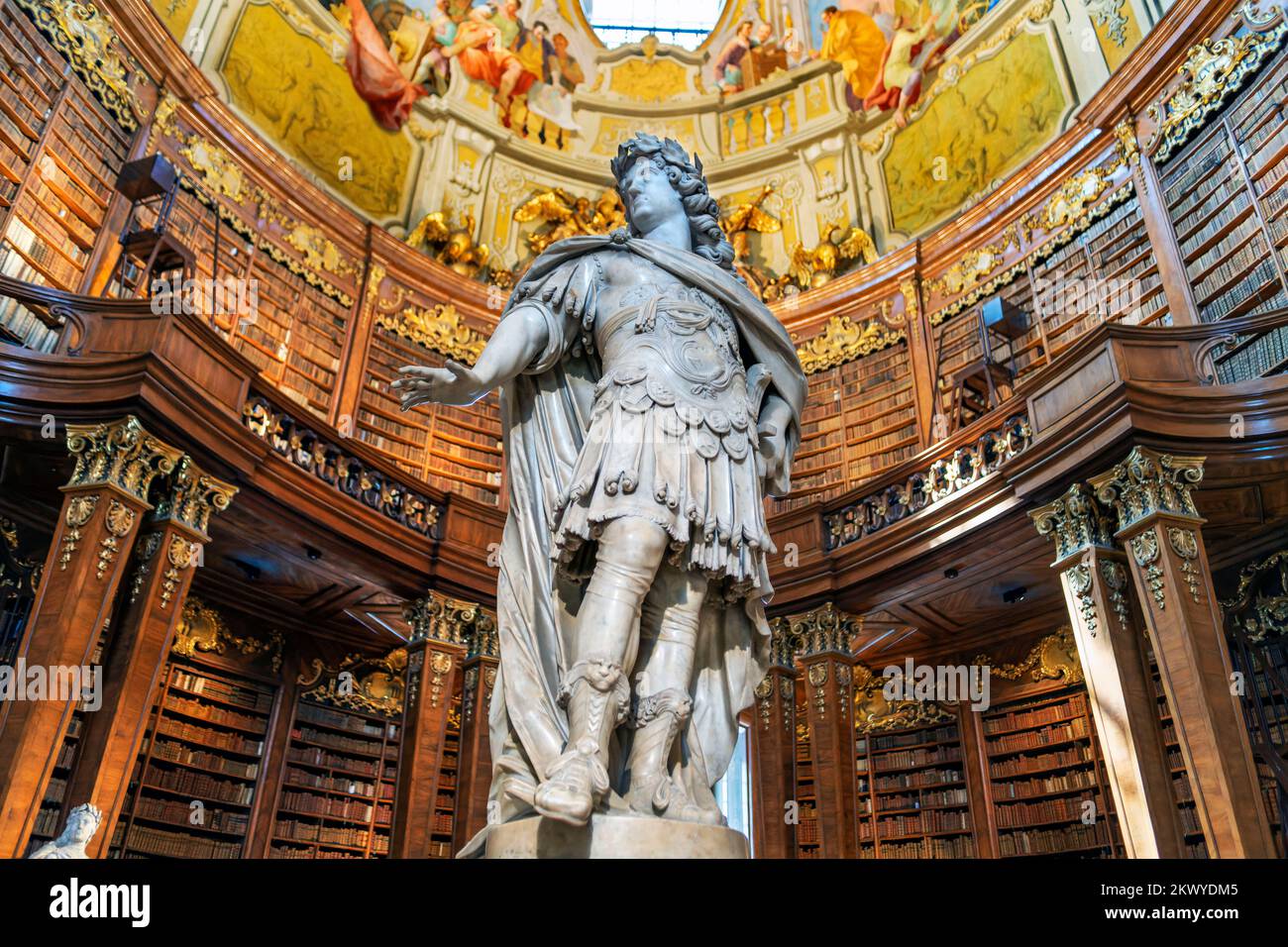 Vienna national library grand hall hi-res stock photography and images ...