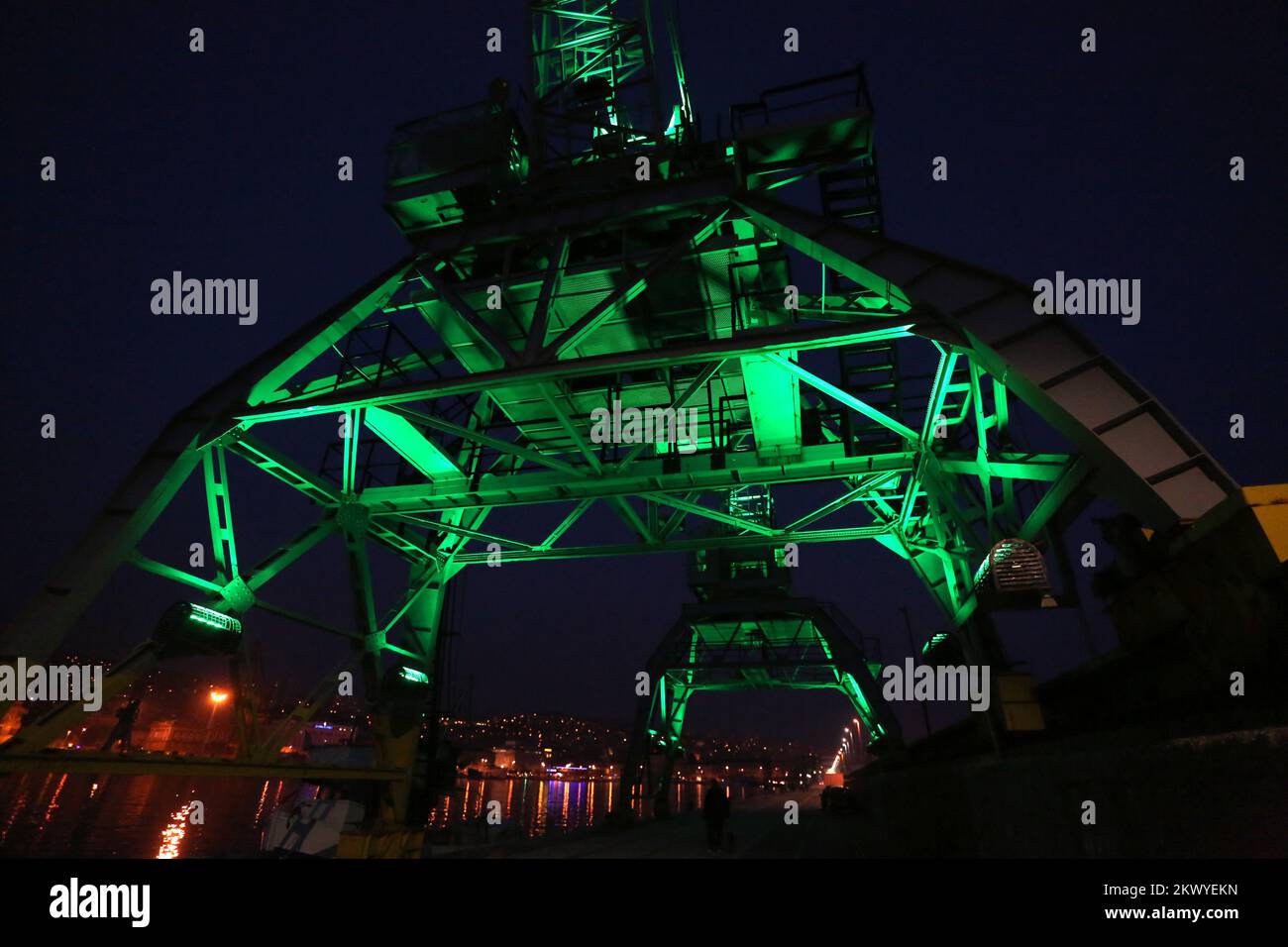 17.03.2017. Rijeka, Croatia - On the occasion of the Irish holiday of ...