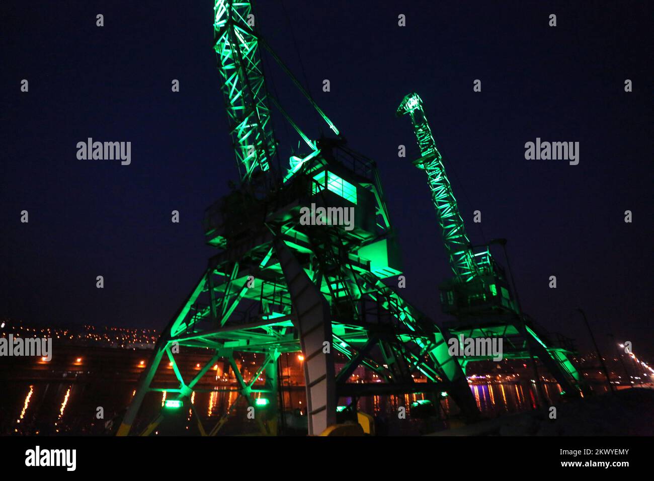 17.03.2017. Rijeka, Croatia - On the occasion of the Irish holiday of ...