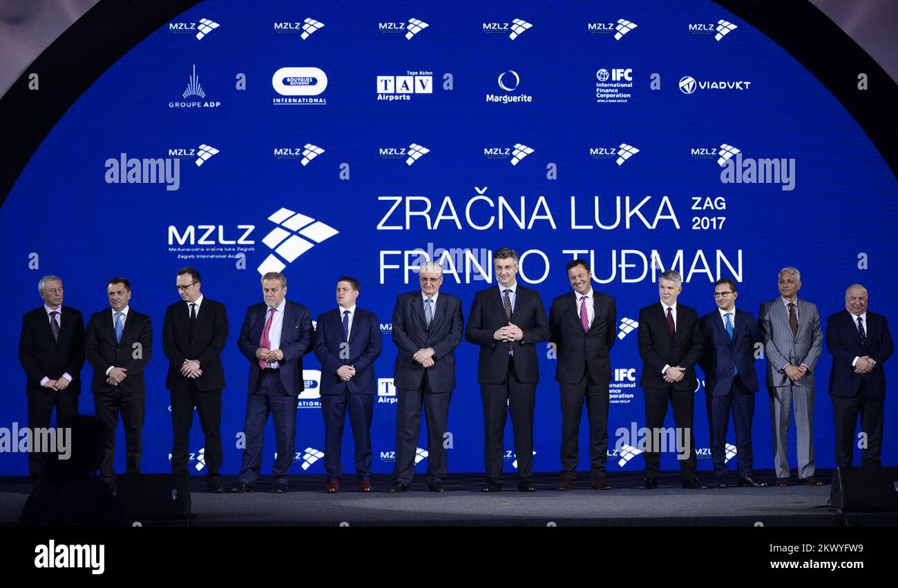 21.03.2017., Croatia, Zagreb - Opening ceremony of the New passenger ...