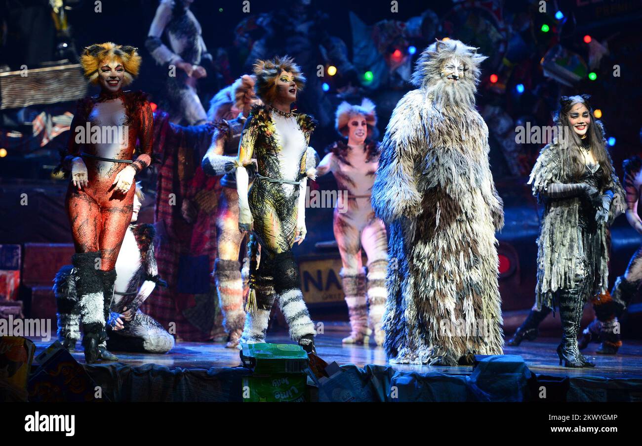 22.03.2017., Croatia, Zagreb - The famous musical Cats by Andrew Lloyd ...