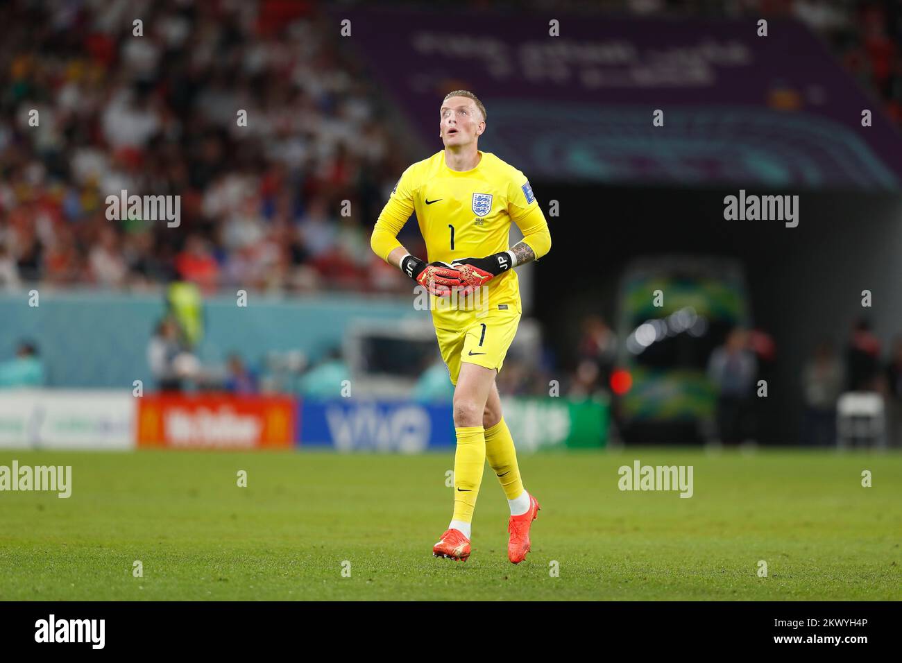 Al Rayyan, Qatar. 29th Nov, 2022. Jordan Pickford (ENG) Football/Soccer ...
