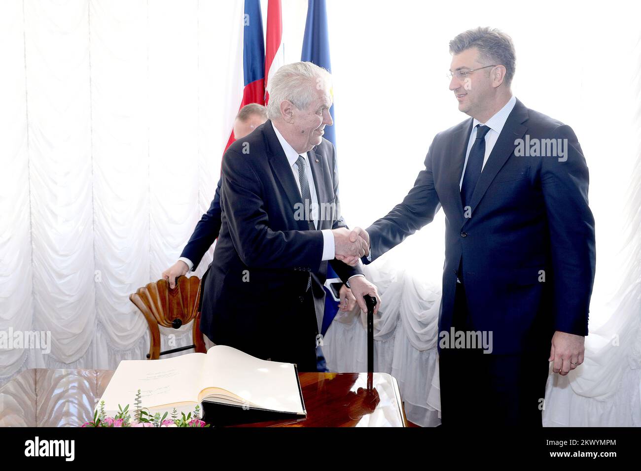 28.03.2017., Croatia, Zagreb - Croatian Prime Minister Andrej Plenkovic ...