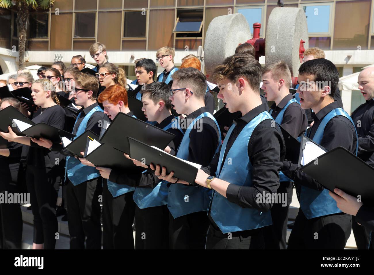 04.04.2017., Rijeka, Croatia - English youth choir Taplow Choir ...