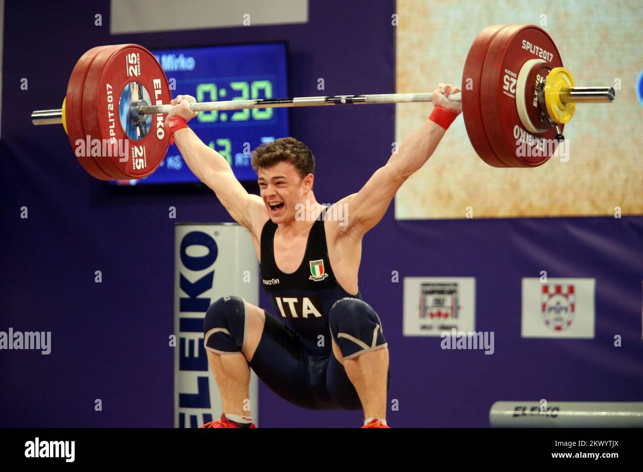 04.04.2017., Croatia, Split - Hall Gripe, European Weightlifting ...