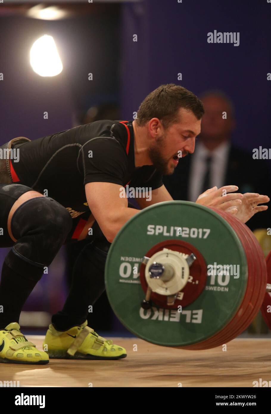 06.04.2017., Croatia, Split - European weightlifting championship. Men ...