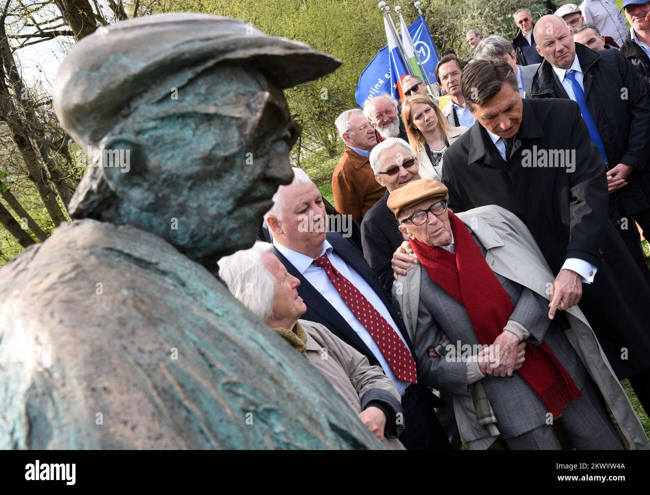 06.04.2017., Ljubljana, Slovenia - Slovenian novelist Boris Pahor and ...