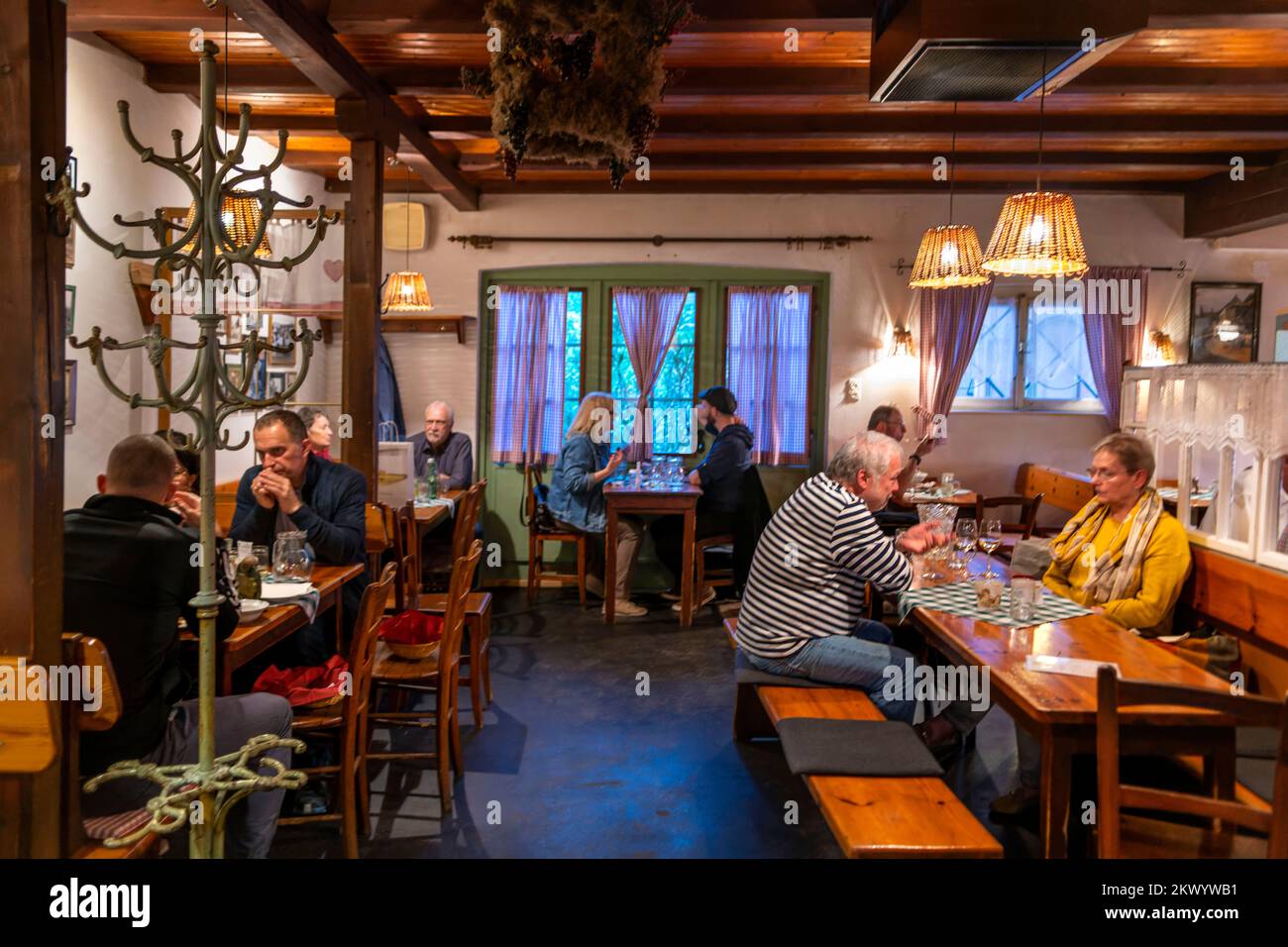 wine bar tavern Mayer am Nussberg in a vineyard in Grinzing Vienna ...