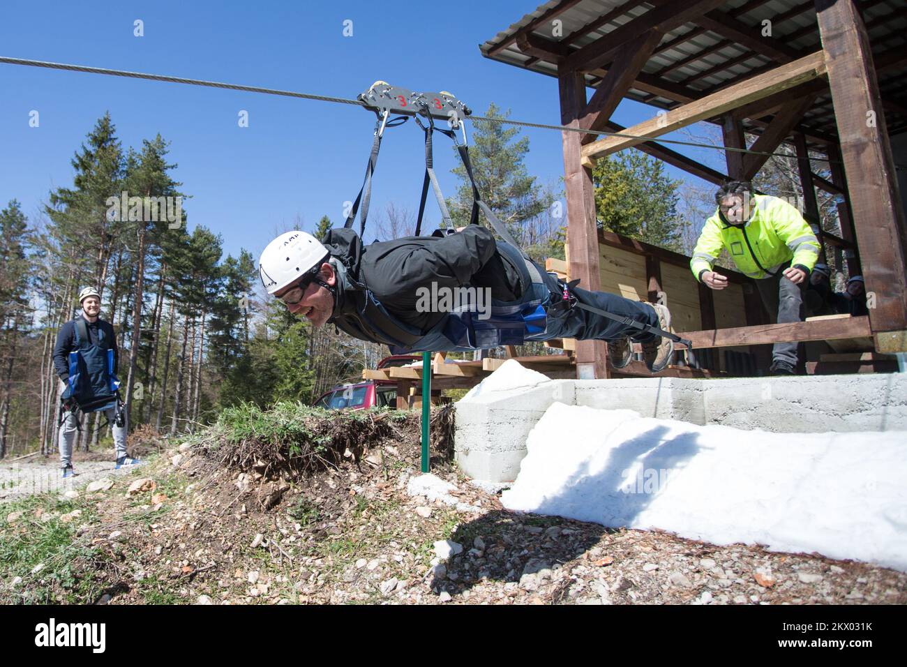 22.04.2017., Croatia, Rudopolje - Zip line - Watch out for the bear is ...