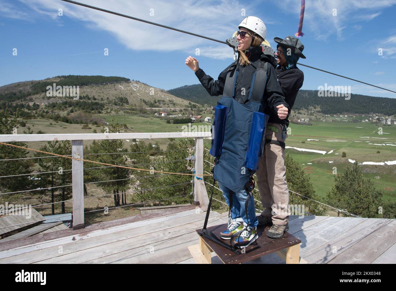 22.04.2017., Croatia, Rudopolje - Zip line - Watch out for the bear is ...