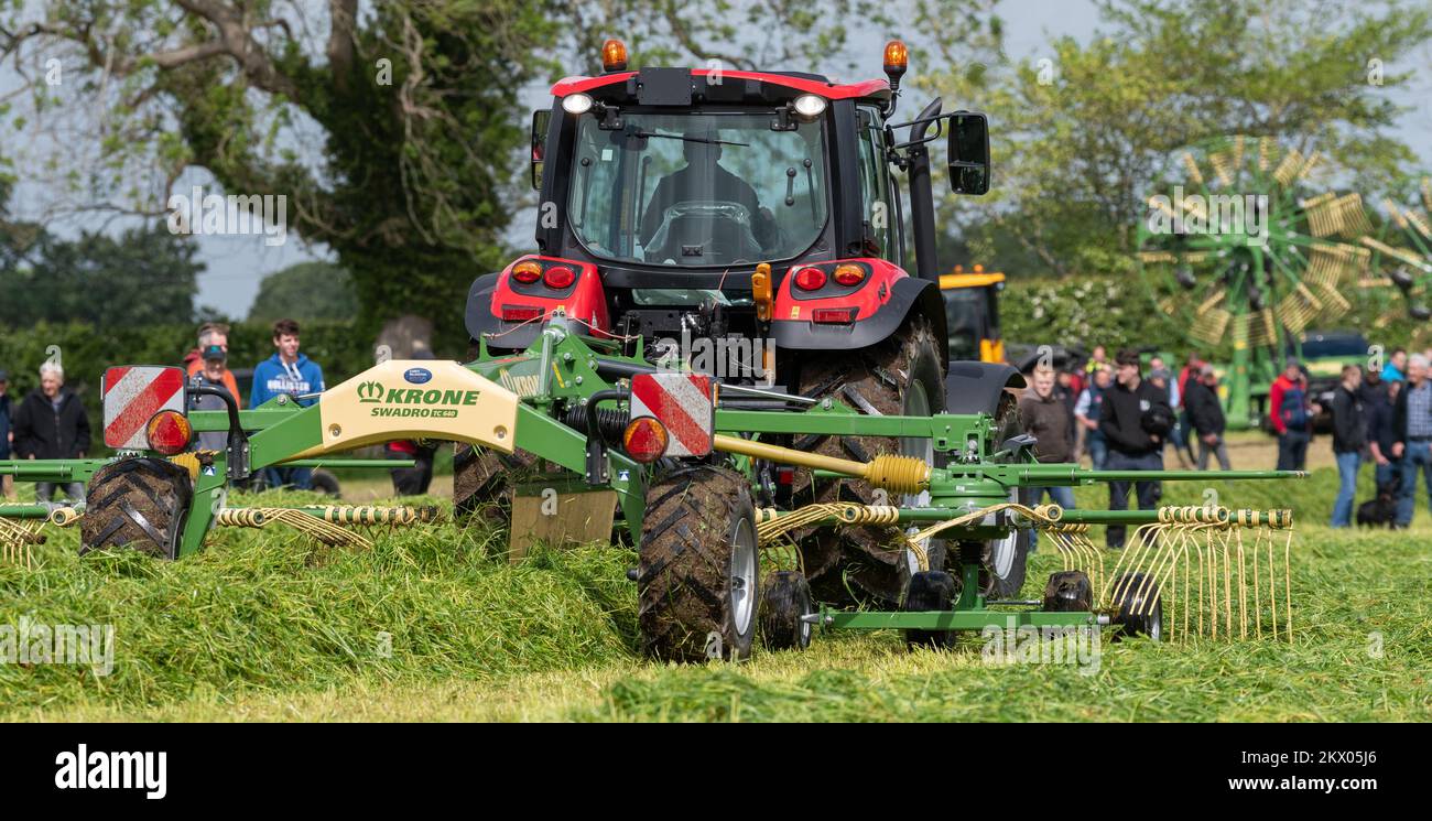 Farmers attending Scotgrass, a grassland event where farmers can look ...