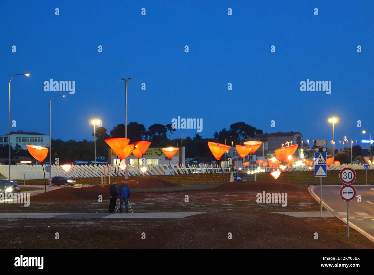 03.05.2017., Croatia, Pula - Tonight is put into operation lighting ...