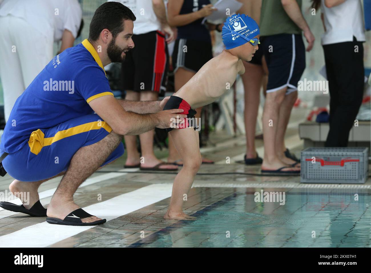06.05.2017., Zagreb, Croatia - At the swimming pool in Utrinama, the ...