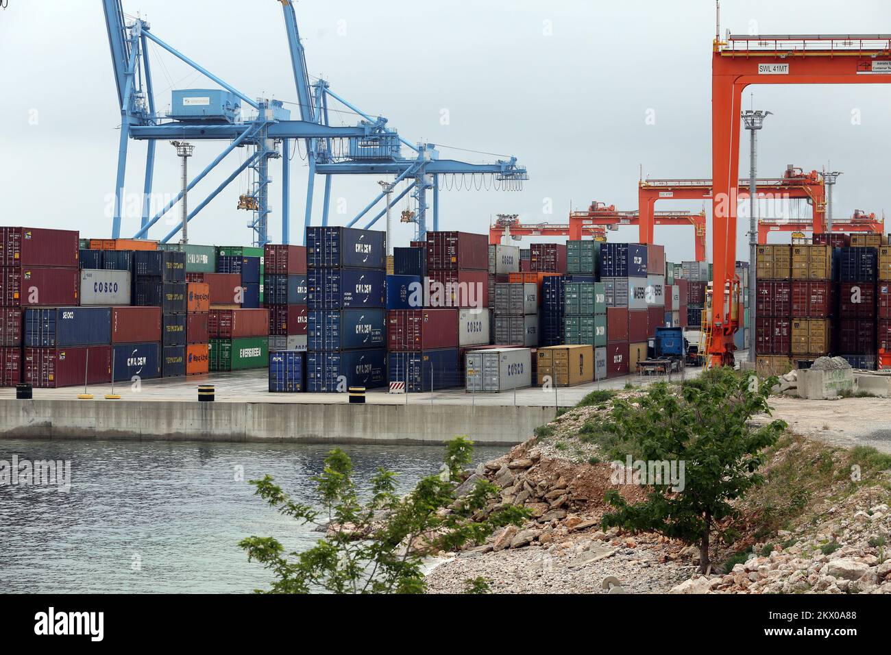 Brajdica container terminal hi-res stock photography and images - Alamy