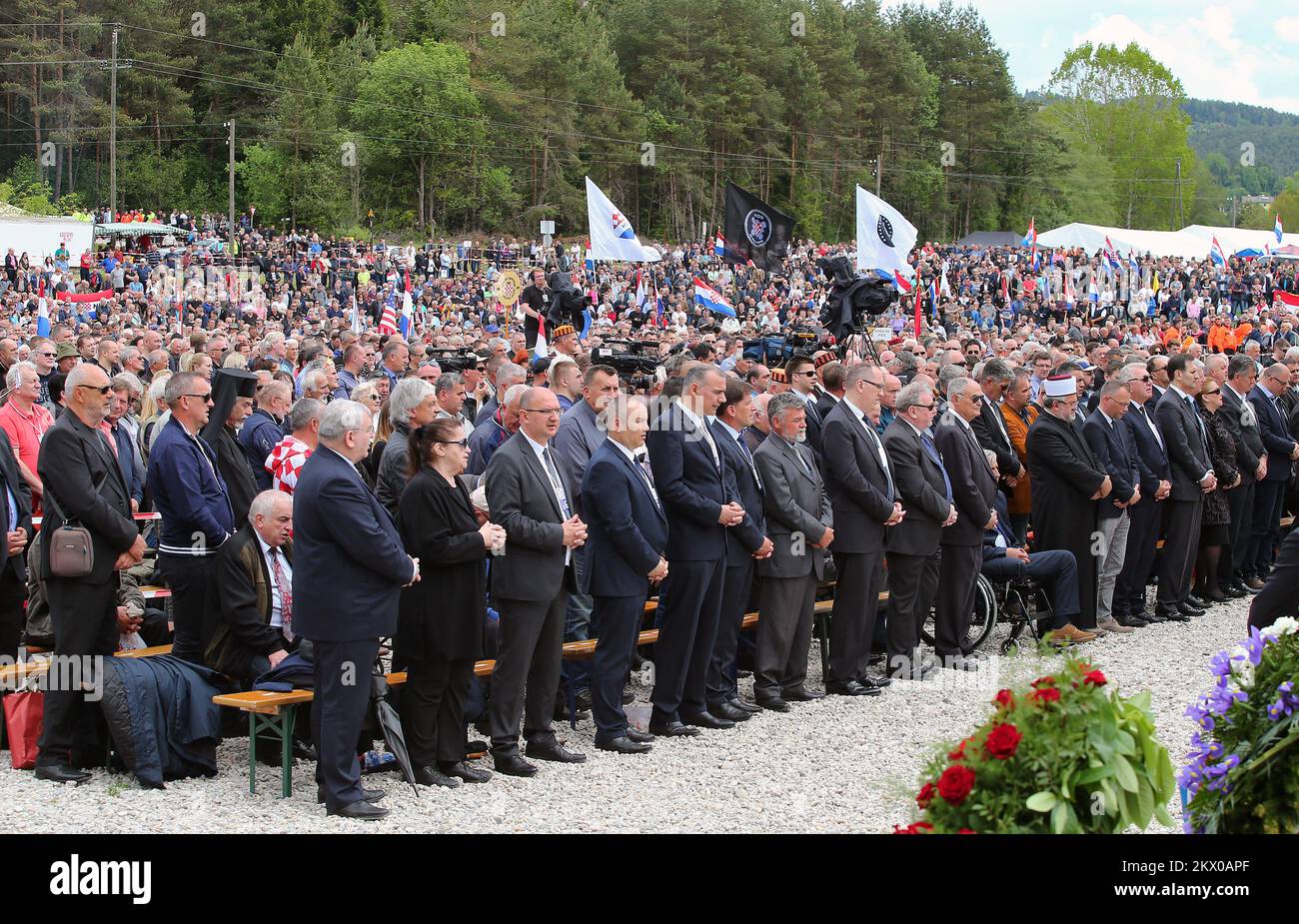 13.05.2017., Bleiburg, Austria - Commemoration on a place where WWII ...