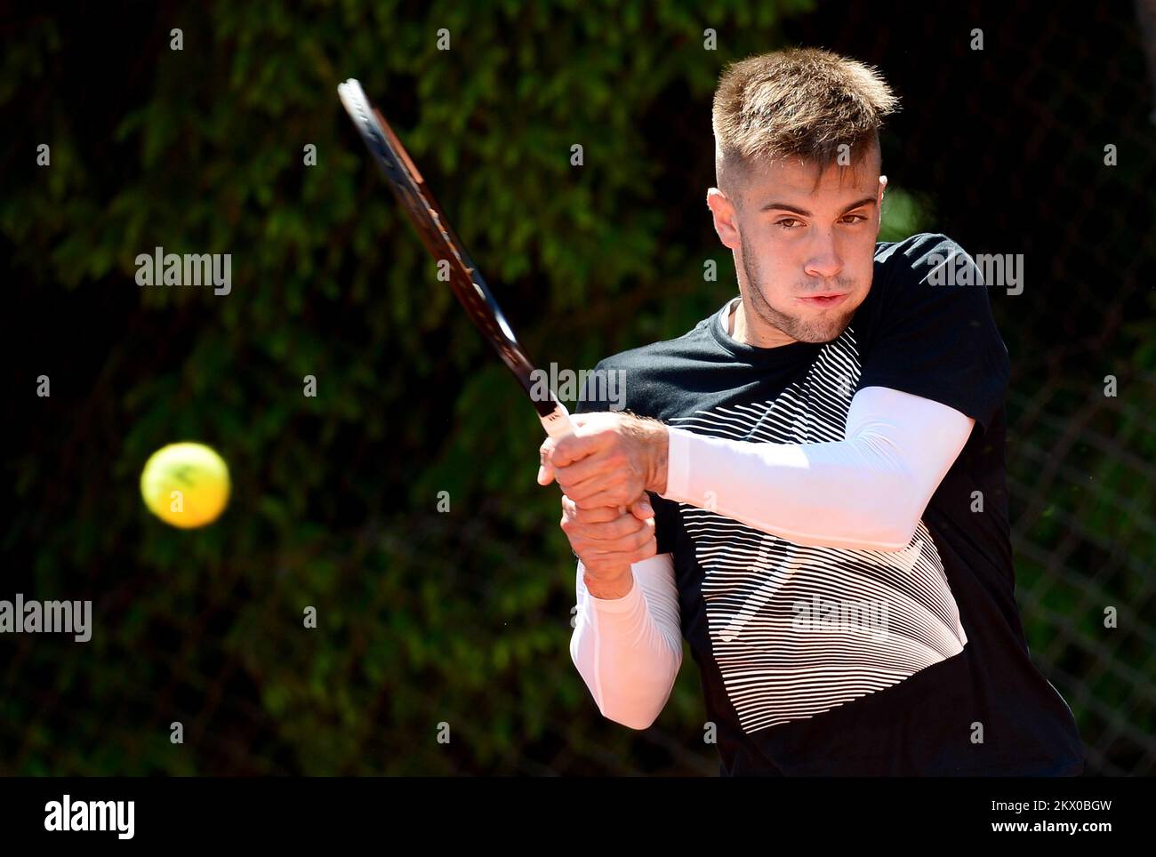 16.05.2017., Croatia, Zagreb - Tennis player Borna Coric training on ...